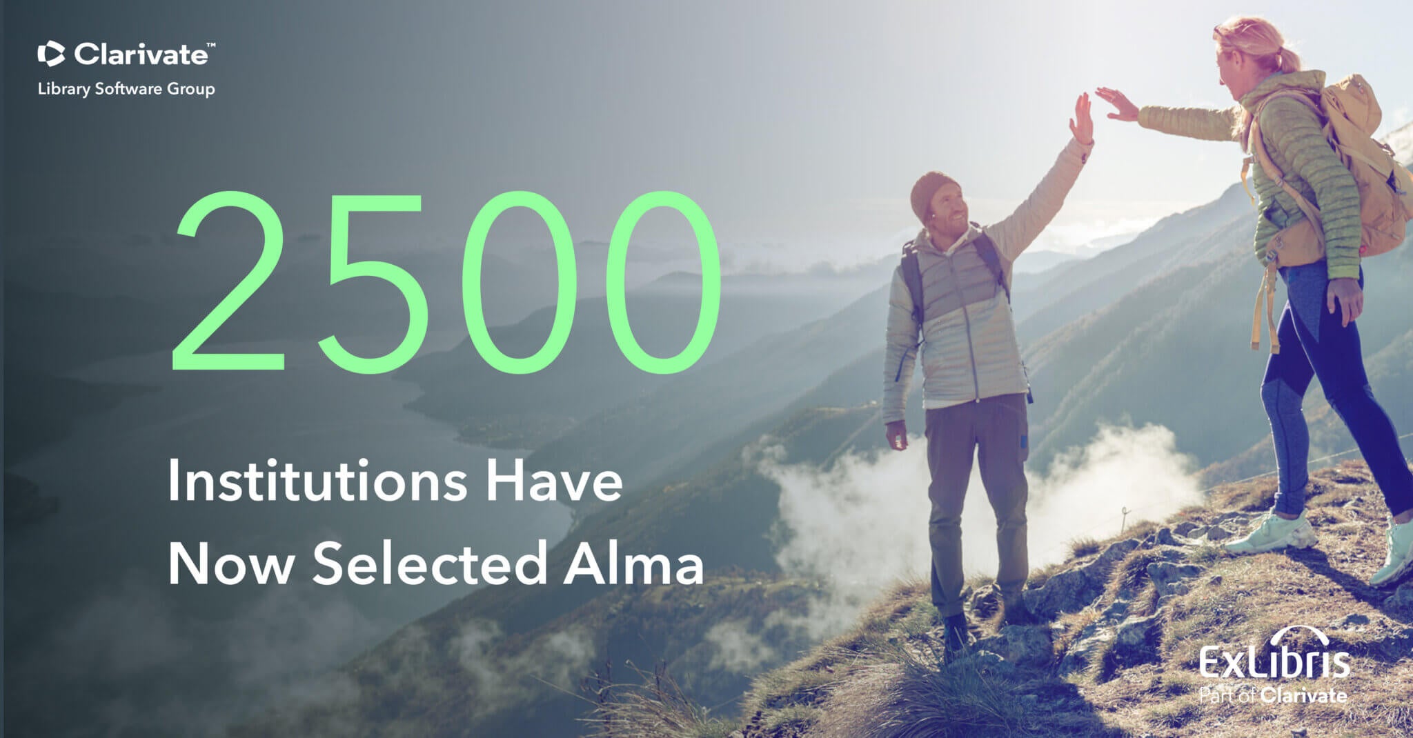 Alma Celebrates 2500 Library Milestone